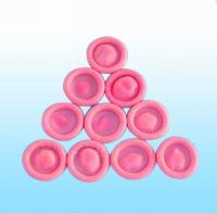 China Comfortable Anti Static Finger Cots , Pink ESD Finger Cots For Distributing Letters for sale