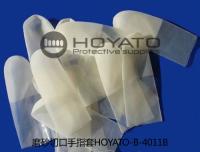 China 100% Concentrated Natural Latex Finger Protectors 57mm Length S/M Size Anti Static for sale