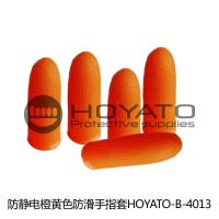 China 100% Natural Latex Thumb Cots ESD Anti Skid Orange Finger Cots S M L 100pcs per Bag for sale