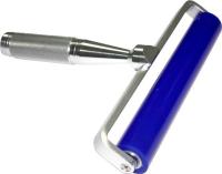 China Manual Silica Gel Clean Room Sticky Roller 4 inch Aluminium Alloy Frame Cleaning Tool for sale