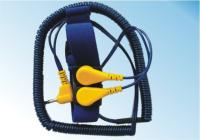 China Blue White Gauze Two Circuit ESD Grounding Wrist Strap For Factory Worker Use for sale