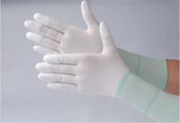 China Washable Anti Static Gloves Durable Comfortable Safety ESD PU Top Fit Glove for sale