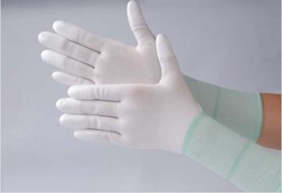 China Washable Anti Static Gloves Durable Comfortable Safety ESD PU Top Fit Glove for sale