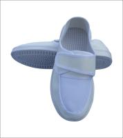 China Anti Static White Mesh ESD Safety Shoes Easy Cleaning Rapid Drying Size 35-45 for sale
