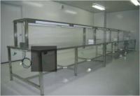 China ESD Anti Static Clean Room Equipment Two Layer Stainless Steel Work Bench Table for sale