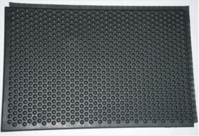 China Black Anti Static Rubber Floor Mats , Customized Anti Static Grounding Mat for sale
