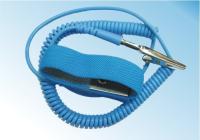 China Safety Comfortable ESD Anti Static Wrist Strap Free Size With Grounding Cord for sale
