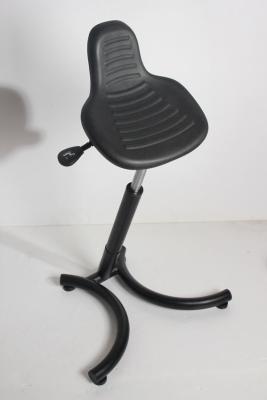 China Cold Rolled Steel ESD Cleanroom Chairs Durable Adjustable Seat Surface PU Foam for sale