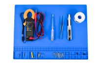 China HOYATO 932°F Heat Resistant Silicone Soldering Mat 23x18cm for Electronics Repair for sale