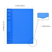 China HOYATO 932°F Heat Resistant Silicone Soldering Mat 23x18cm for Electronics Repair for sale