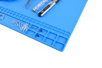 China HOYATO 932°F Heat Resistant Silicone Soldering Mat 23x18cm for Electronics Repair for sale