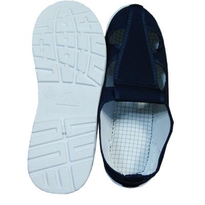 China Blue Canvas ESD Safety Shoes Four Hole Anti Static Clean Room Size 34 to 46 for sale