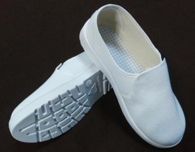 China White Leather ESD Safety Shoes SPU Sole Anti Static Size 34-46 Cleanroom for sale