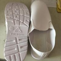 China Thin White Canvas ESD Safety Shoes Anti Static Leather Vamp Material Easy Cleaning for sale
