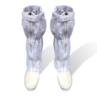 China Convenient ESD Anti Static Clean Room Booties Easy Clean For Electronics Factory for sale