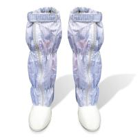 China Convenient ESD Anti Static Clean Room Booties Easy Clean For Electronics Factory for sale