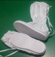 China Convenient ESD Anti Static Clean Room Booties Easy Clean For Electronics Factory for sale