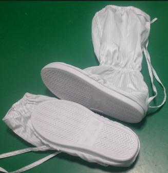 China Convenient ESD Anti Static Clean Room Booties Easy Clean For Electronics Factory for sale