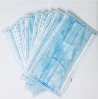 China Dustproof Earloop Surgical Mask , Triple Layer Colored Medical Face Masks for sale