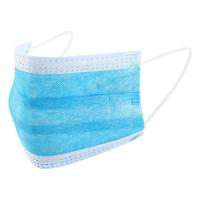 China Disposable N95 Non Woven Face Mask 3 Ply High Filtration Anti Virus Adult 17.5x9.5cm for sale