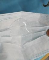 China 3 Ply Non Woven Face Mask 17.5x9.5cm Adult Size Breathable Surgical Mask for sale