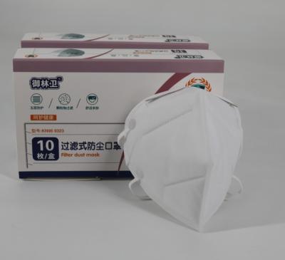 China N95 Disposable Respirator Mask 5 Ply Non Woven Fabric High Filtration Efficiency for sale