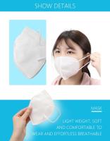 China White Premium CE FFP2 N95 Face Mask 5 Ply Disposable Earloop 16x11cm for sale