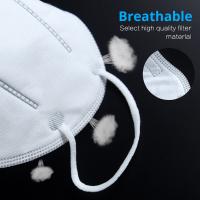 China Custom 5 Ply Non Woven Face Mask Anti Dust Reusable N95 Respirator 16x11cm for sale