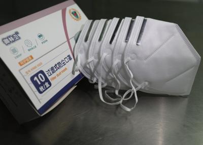 China 5 Ply Nonwoven N95 Face Mask 16x11cm for Hospital Laboratory Food Industry for sale