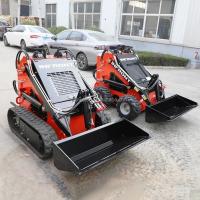 China Small-Scale Farming YF380 Track Skid Steer Loader Mini Loader Moving Type Wheel Loader for sale