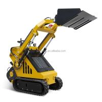 China Kohler Engine 300KG 23hp Dingo Tracked Ride On Mini Skid Steer Loader for Construction for sale