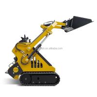 China Kohler Engine 300KG 23hp Dingo Tracked Ride On Mini Skid Steer Loader for Construction for sale