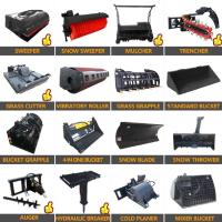 China Hydrostatic Mini Skid Steer Loader for Construction CE EPA Certified and Four-wheel Drive for sale