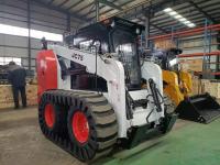 China Disc Trencher and Rock Saw Tracked Skid Steer Loader with Powerful HANSA Hydraulic Pump for sale