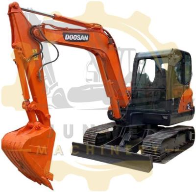 China TOSHIBA Hydraulic Cylinder 68kw Korea Mini Excavator Doosan DX60 DH55 60 Used Digger for sale