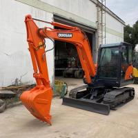 China TOSHIBA Hydraulic Cylinder 68kw Korea Mini Excavator Doosan DX60 DH55 60 Used Digger for sale