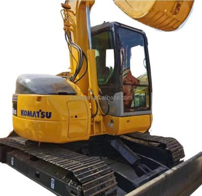 China 8 Ton Mini Digger Komatsu PC78US-6 Hydraulic Excavator with Low Working Hours 128.6KW for sale