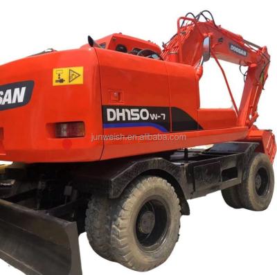 China TOSHIBA Hydraulic Cylinder Used DH150 Wheel Excavator/Doosan 220 225 Walking Diggers for sale
