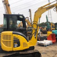 China Used Komatsu PC45 PC50 PC55MR-2 PC56 PC35MR Micro Excavator with Hydraulic Cylinder for sale