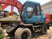 China 2010 Year Hitachi EX100WD Wheel Excavator Original Japan 10 Ton for Construction Digger for sale