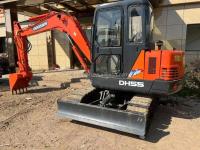 China Mini Digger Machine DH55 Used Doosan Excavator 6 Ton 5.5 Ton with MOOG Hydraulic Pump for sale