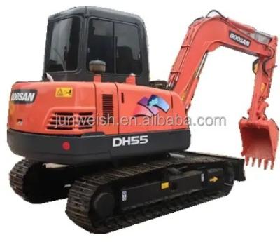 China 2018 Used Doosan DH55 Crawler Excavator 5 Ton DH60 4 Ton Backhoe Digger for Market for sale