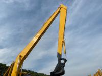 China Good 5ton Used Komatsu PC200 PC60 Amphibious Digger with Long Boom and Hydraulic Valve for sale
