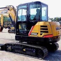 China SY55 Sany 55 SY75 SY75c-10 SY60 SY95 Chinese Small Excavator with Hydraulic Cylinder for sale
