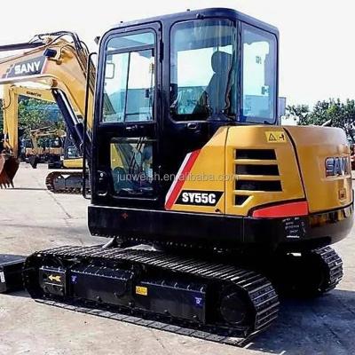 China SY55 Sany 55 SY75 SY75c-10 SY60 SY95 Chinese Small Excavator with Hydraulic Cylinder for sale