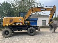China Max Digging Radius 2450mm Used Sany SY155W Excavator for Your Construction Projects for sale