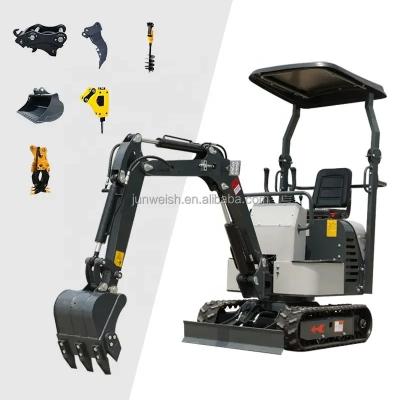 China 1.2 Ton Mini Excavator Digger Chinese Small Micro Excavator within Hydraulic Cylinder for sale
