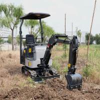 China 1.2 Ton Mini Excavator Digger Chinese Small Micro Excavator within Hydraulic Cylinder for sale