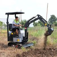 China 1.2 Ton Mini Excavator Digger Chinese Small Micro Excavator within Hydraulic Cylinder for sale