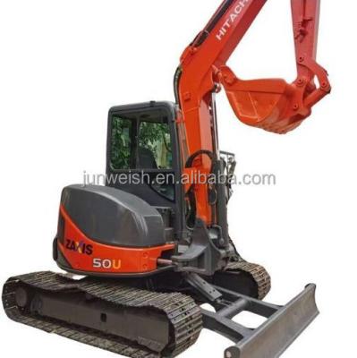 China 5 Ton Used Hitachi ZX50U Zaxis60 Mini Crawler Excavator in Japan Low Working Hours for sale